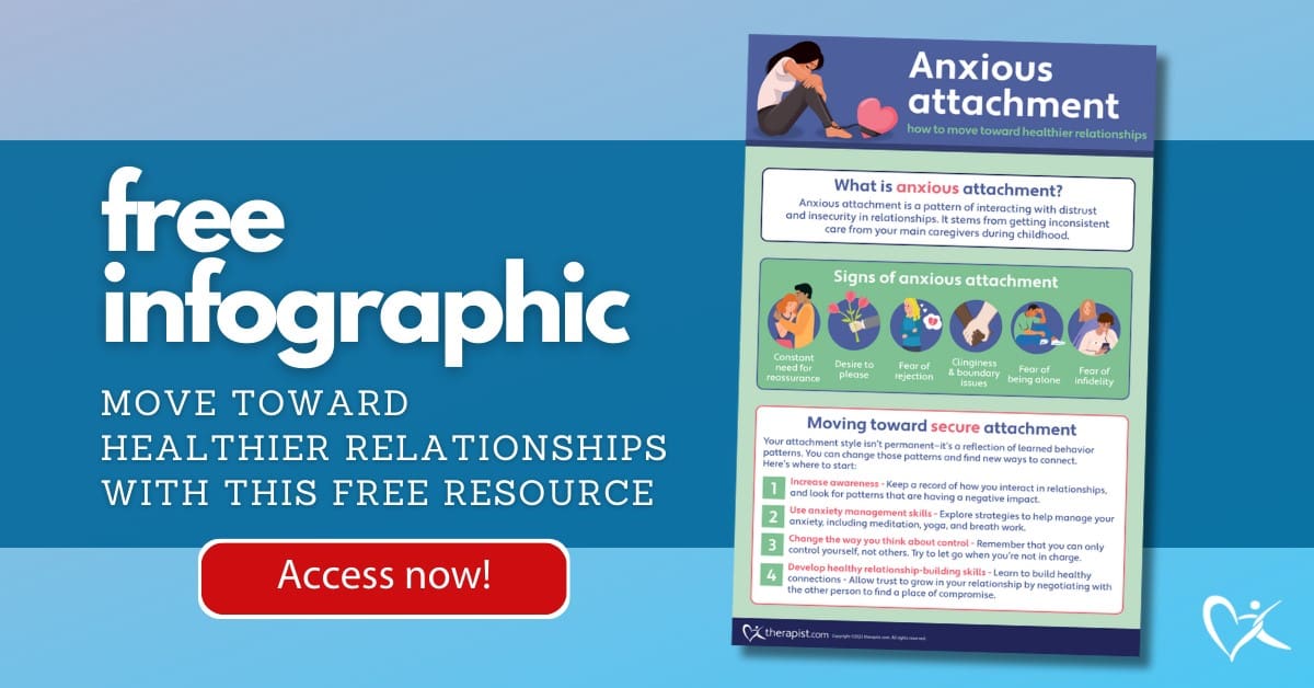 How to overcome anxious attachment style | therapist.com